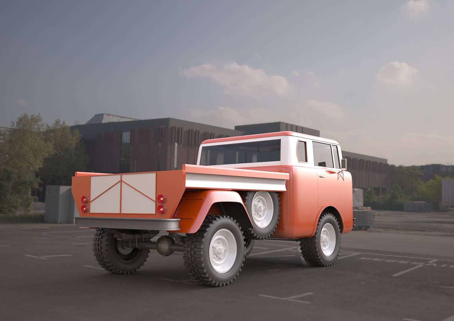 Jeep Fc 150 Classic 3D Model - TurboSquid 1696732