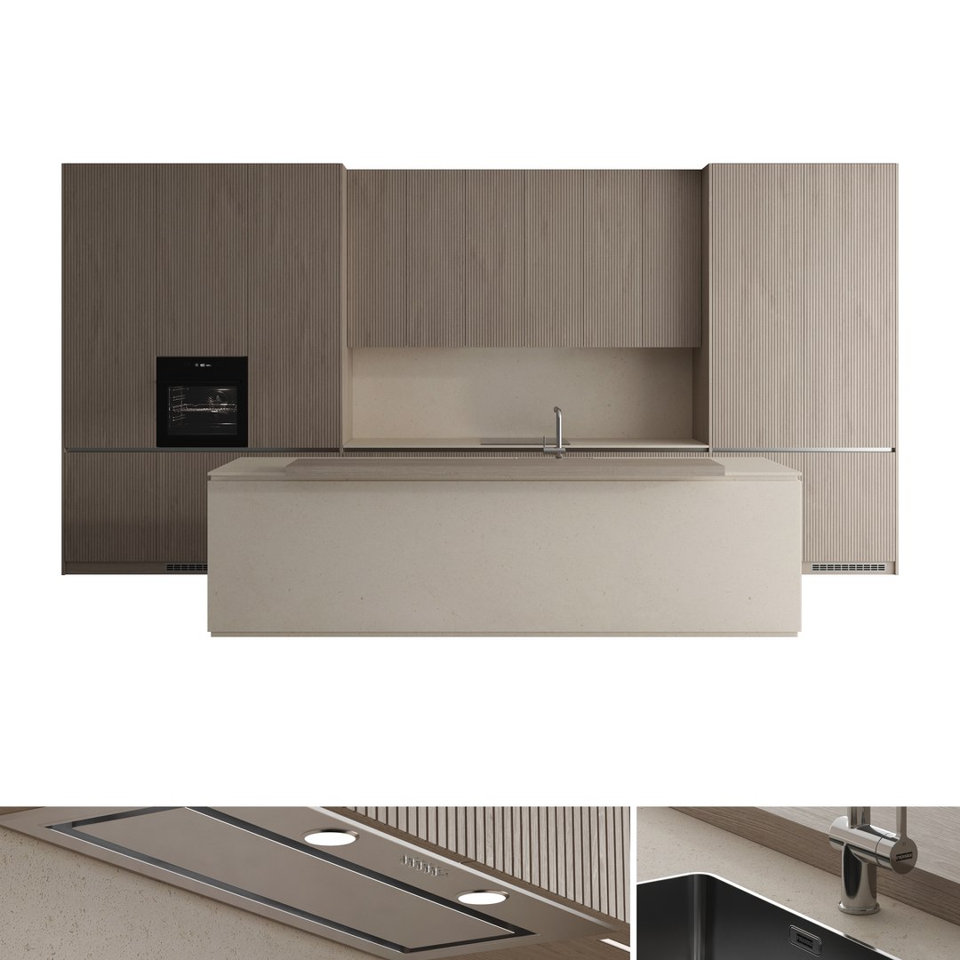 Kitchen set 38 3D model - TurboSquid 2161957