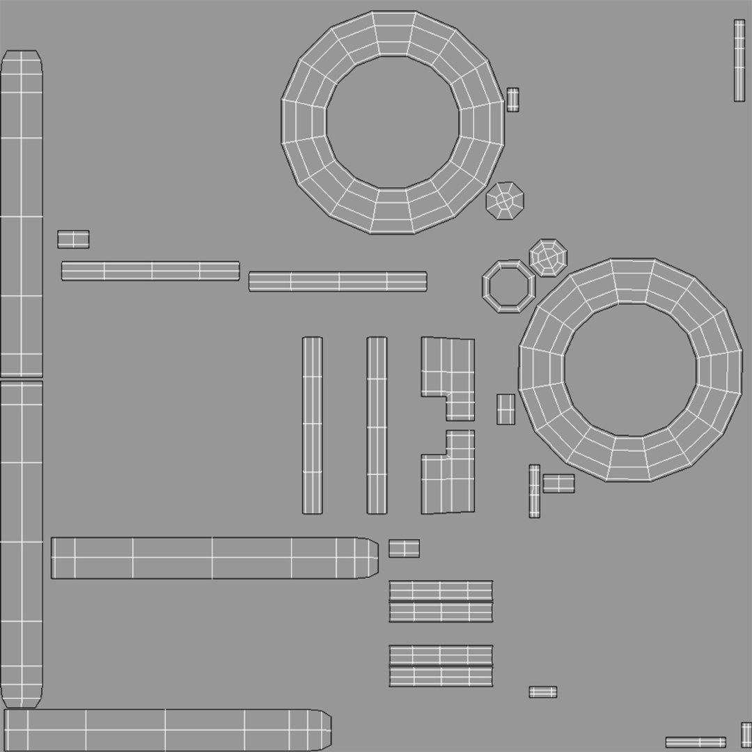 3D Hanging Handcuff Keys Model - TurboSquid 2156537