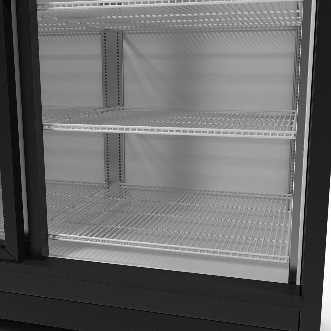 3d sprite double door display model