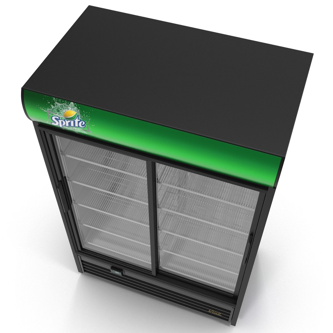 3d sprite double door display model