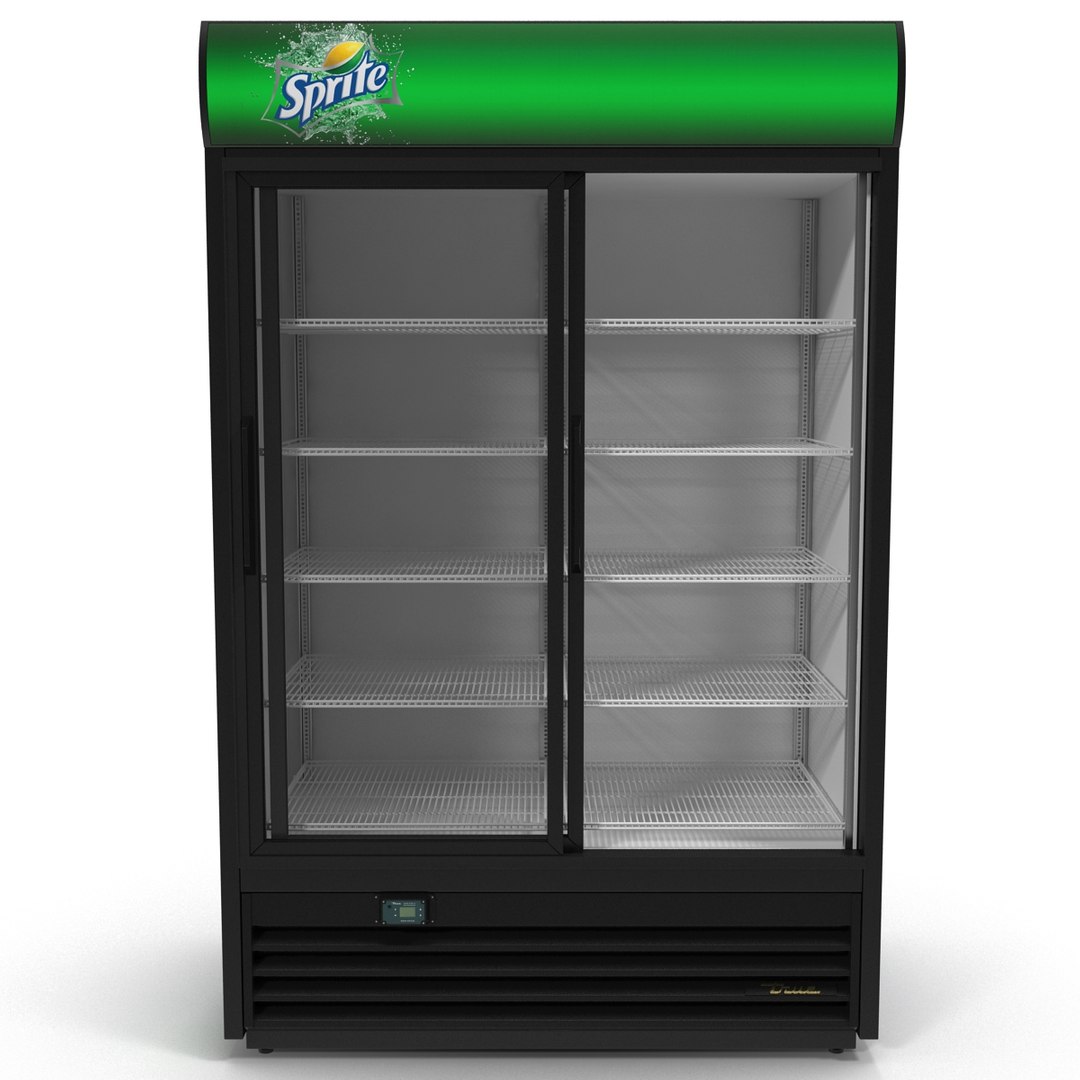 3d sprite double door display model