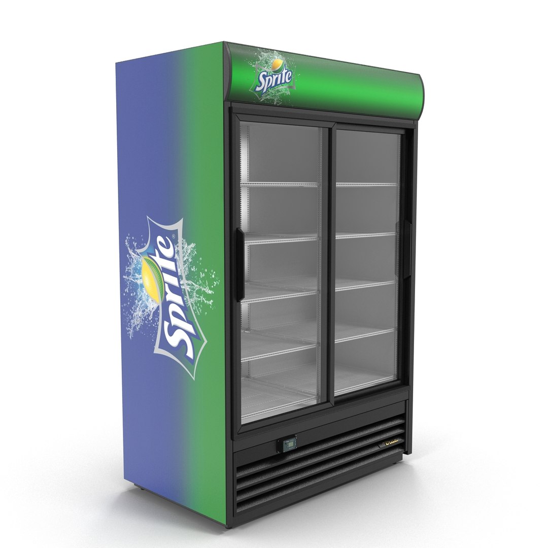 3d sprite double door display model