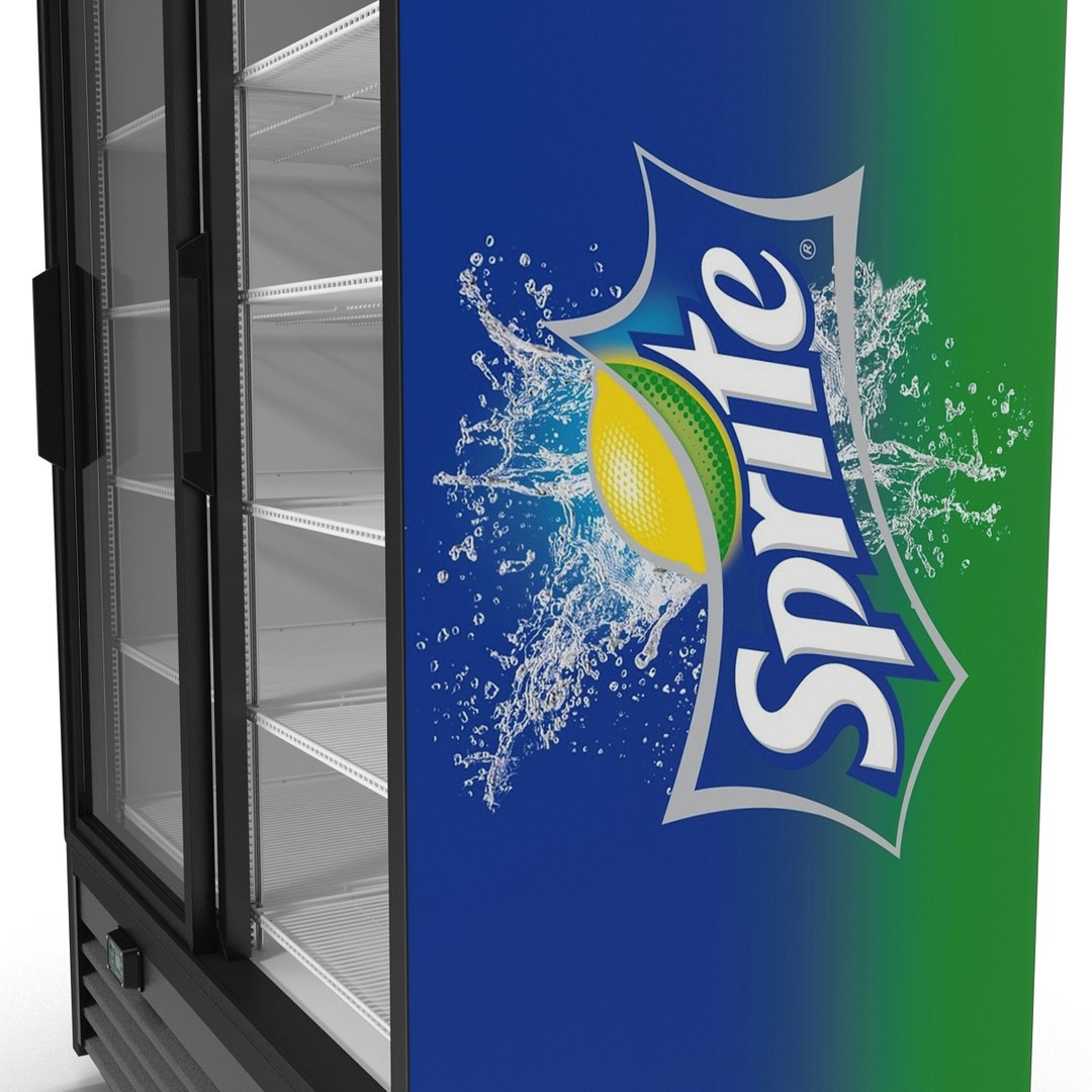 3d sprite double door display model