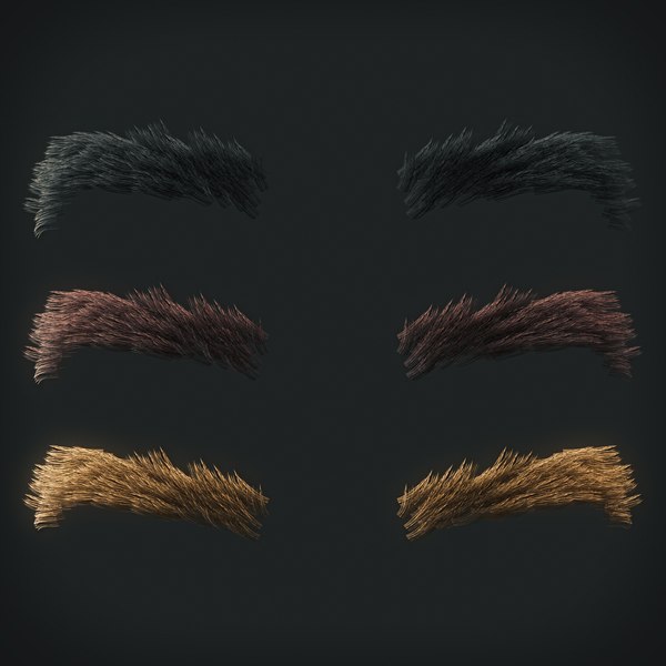 3D Eyebrows Models | TurboSquid