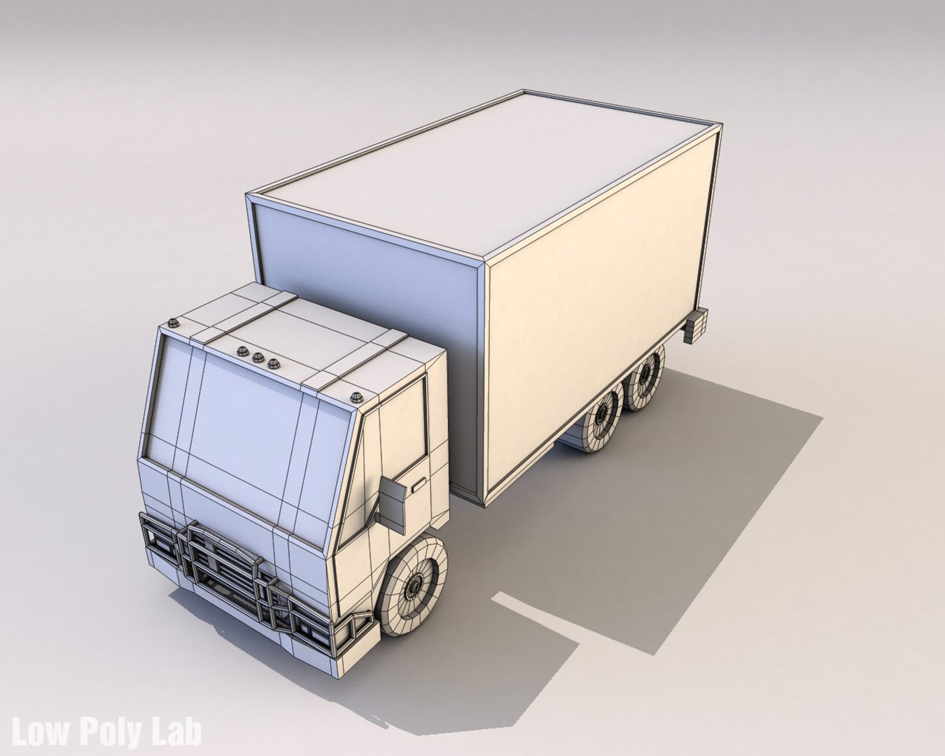 Truck Polygonal C4d