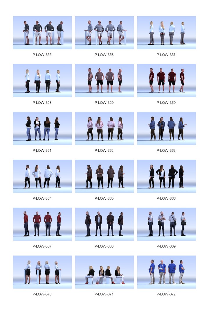 Lo-poly People Vol 4 3D Model - TurboSquid 1241930