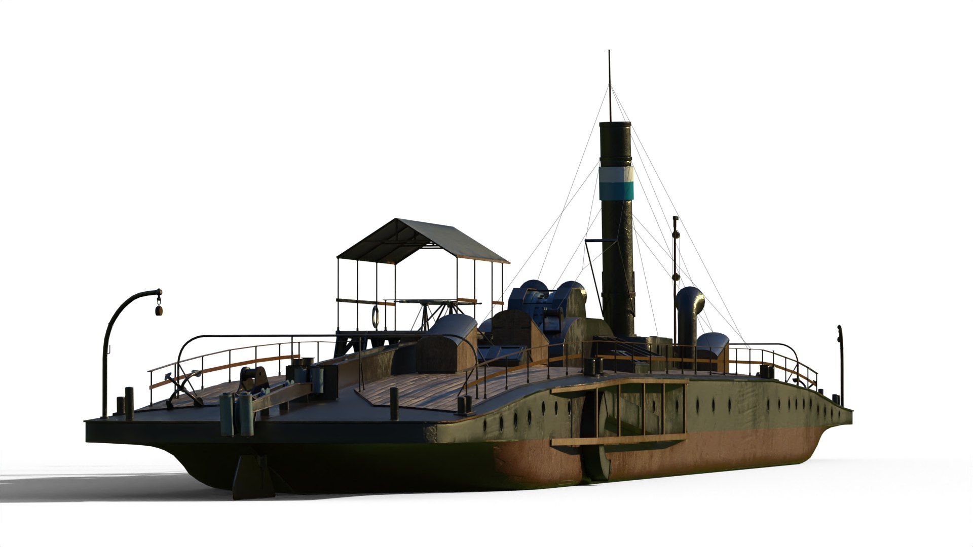 Chain Boat 3D - TurboSquid 2220003