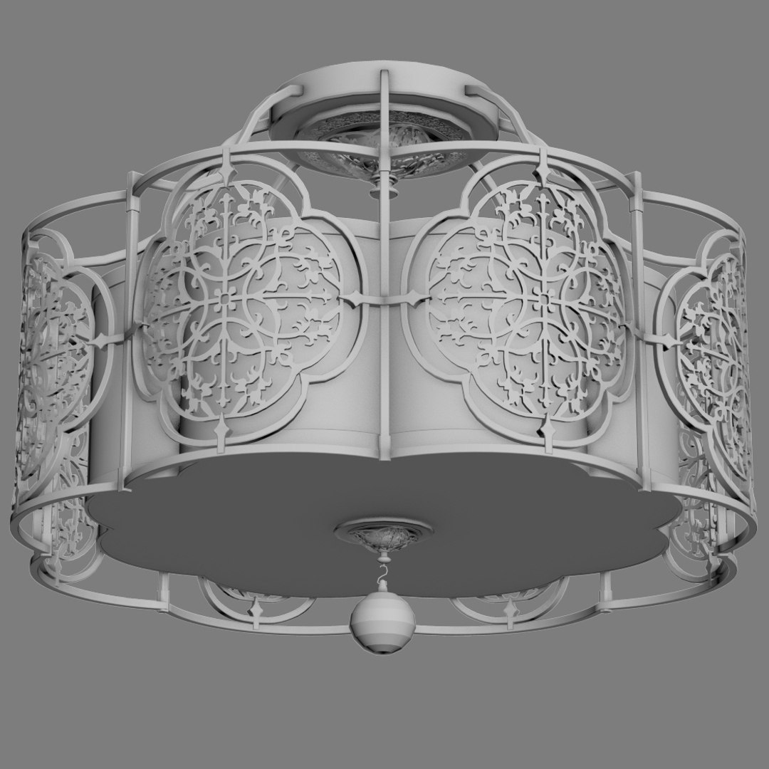 marcella lighting feiss 3 3d model