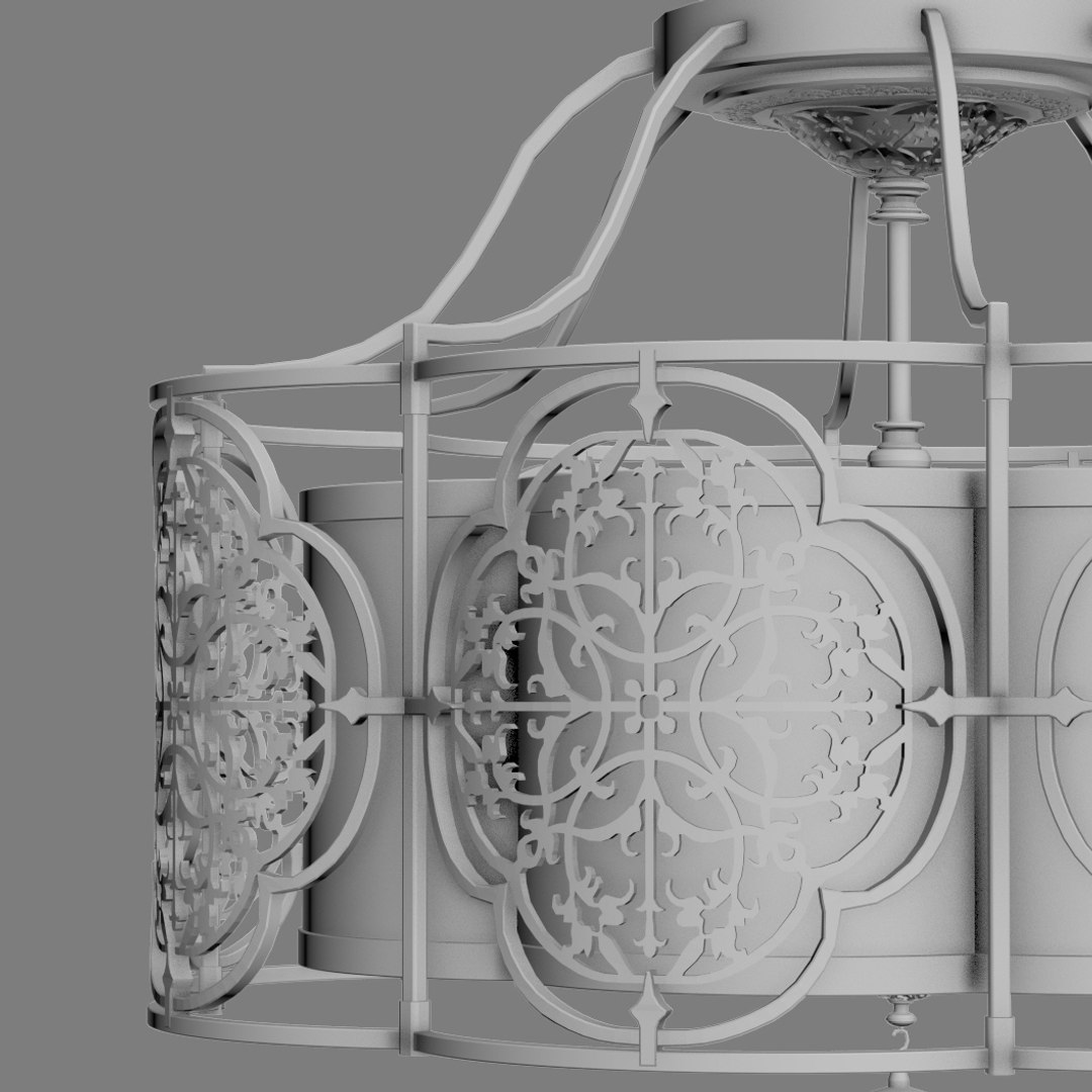 marcella lighting feiss 3 3d model