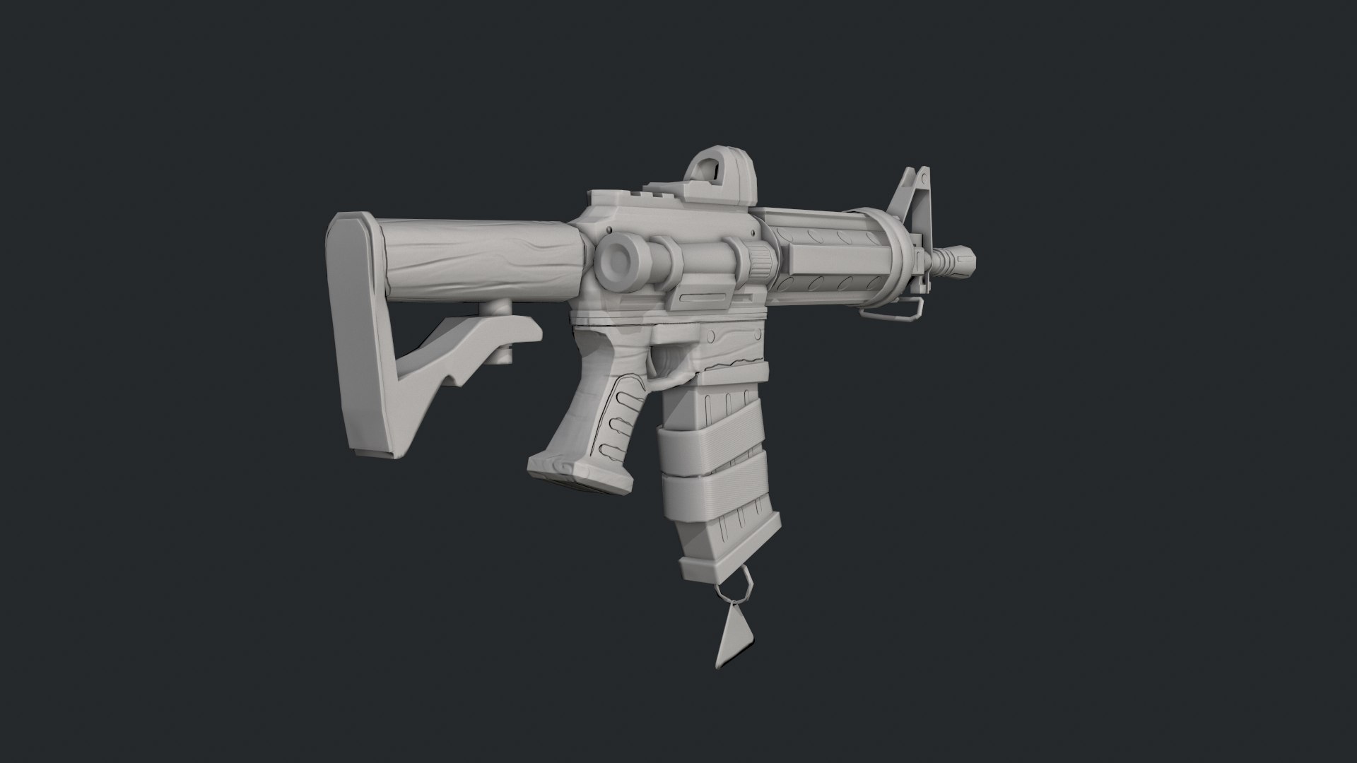 3D Stylized Carbine Rifile - TurboSquid 1861529