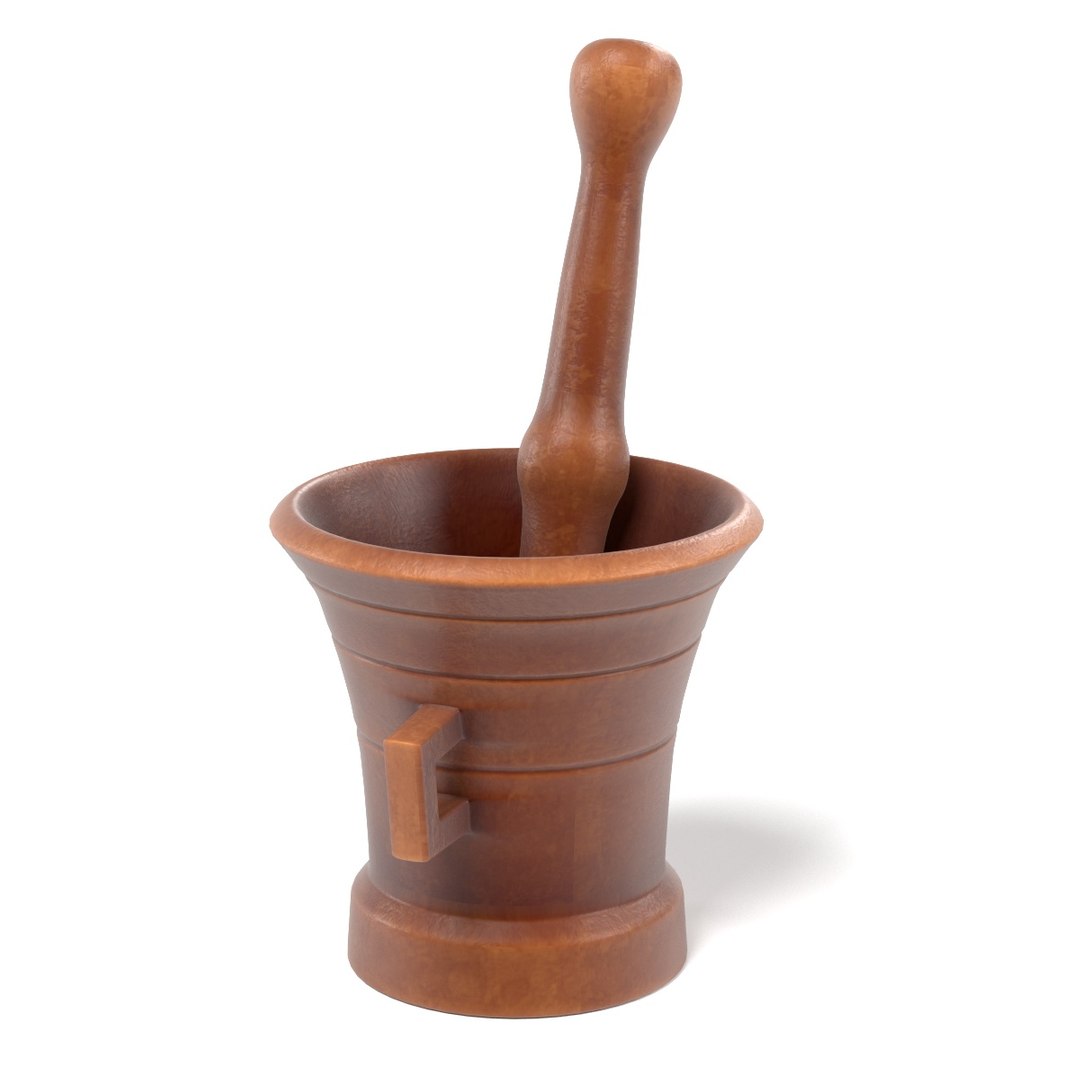 3d Model Of Alchemy Mortar