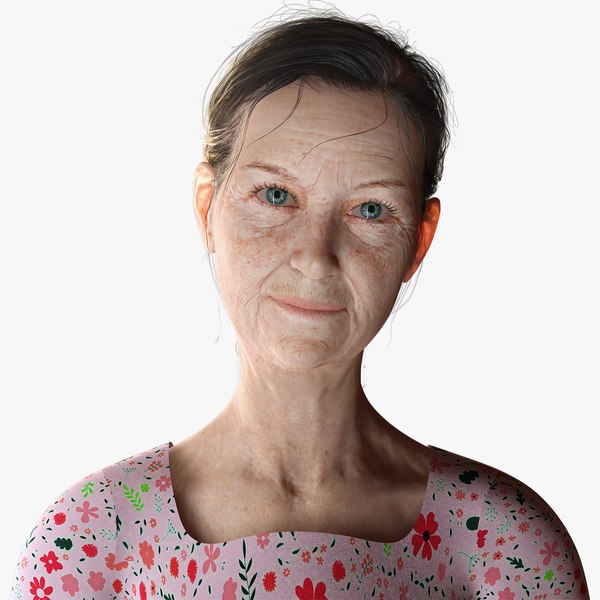 modelo 3d Evelyn - Realistic Old Woman - TurboSquid 2062585