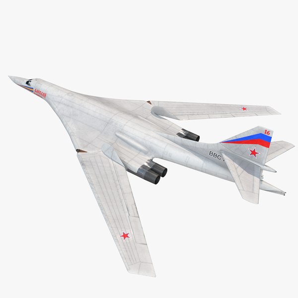 Tu-160 tupolev blackjack bomber 3D model - TurboSquid 1238044