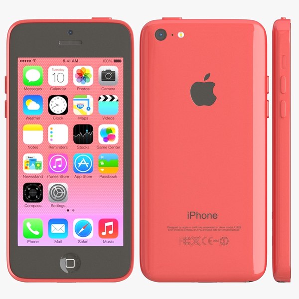 3d apple iphone 5c pink