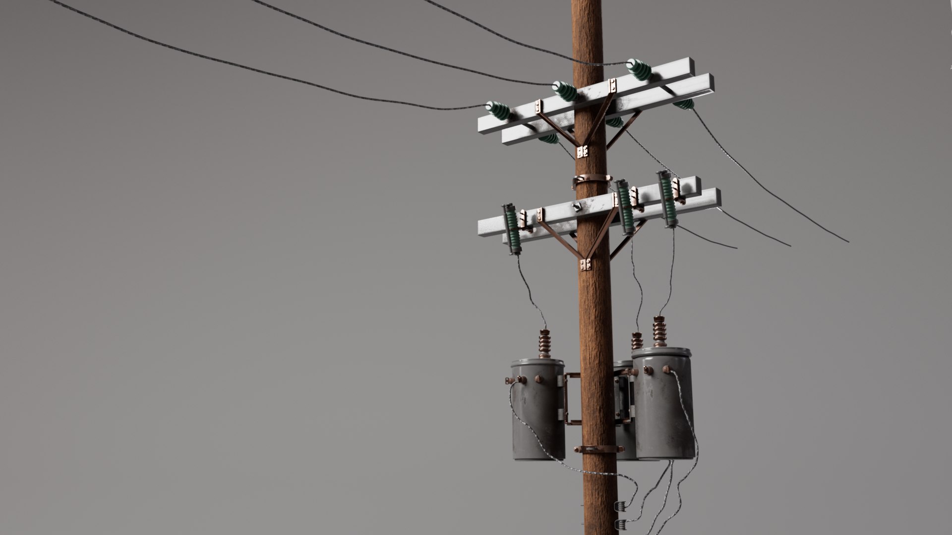 Street Light Poles Bundle Pack 2x1 Model - TurboSquid 2388431