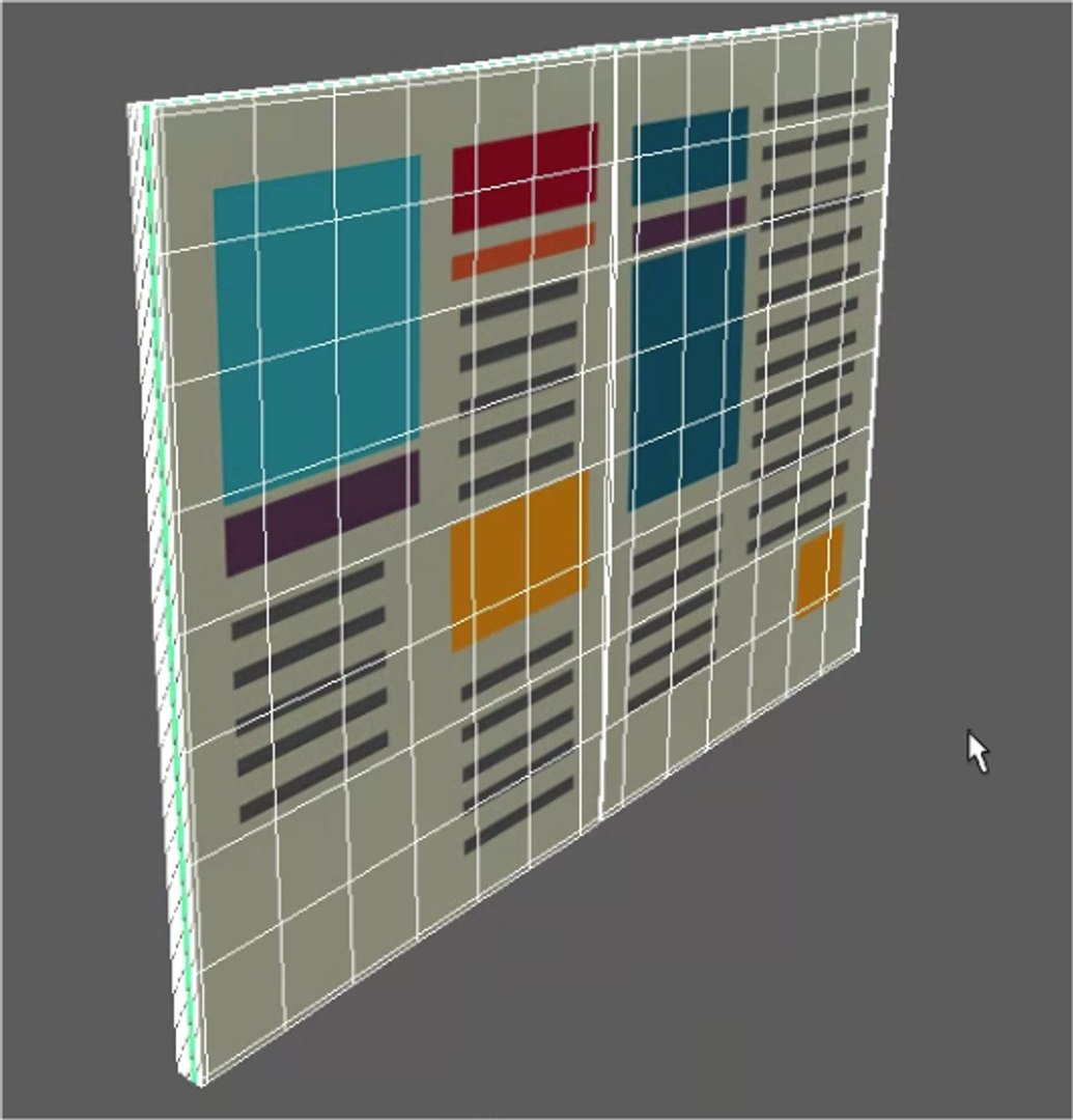 Newspaper Paper 3D Model - TurboSquid 1585198