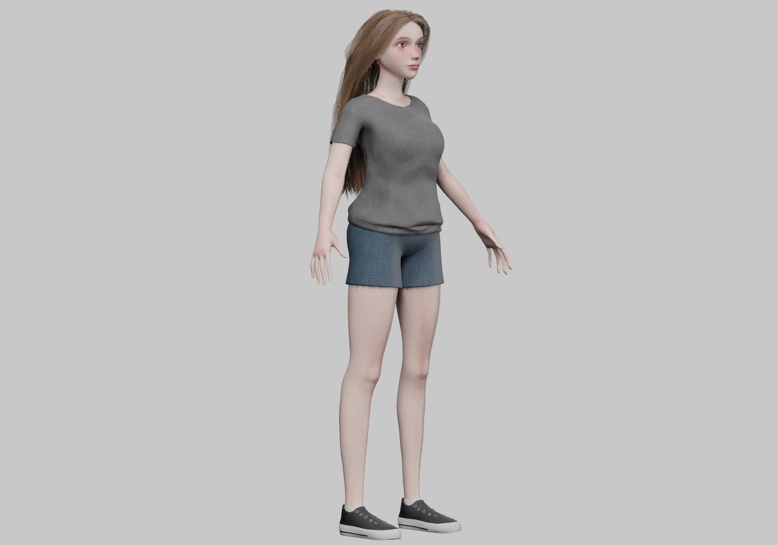 Basic Pretty Woman V32040 3D Model - TurboSquid 2266142