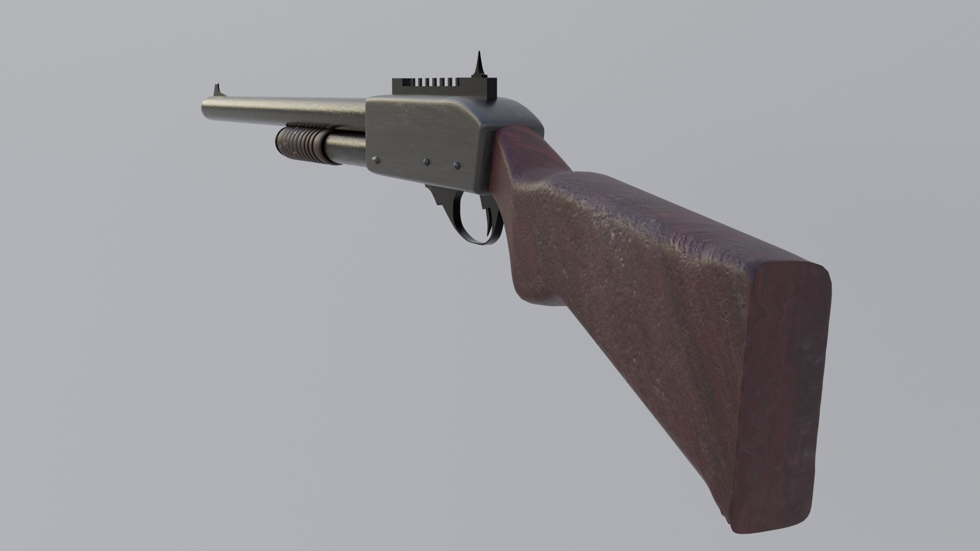 Simple Shotgun 3D Model - TurboSquid 1610800