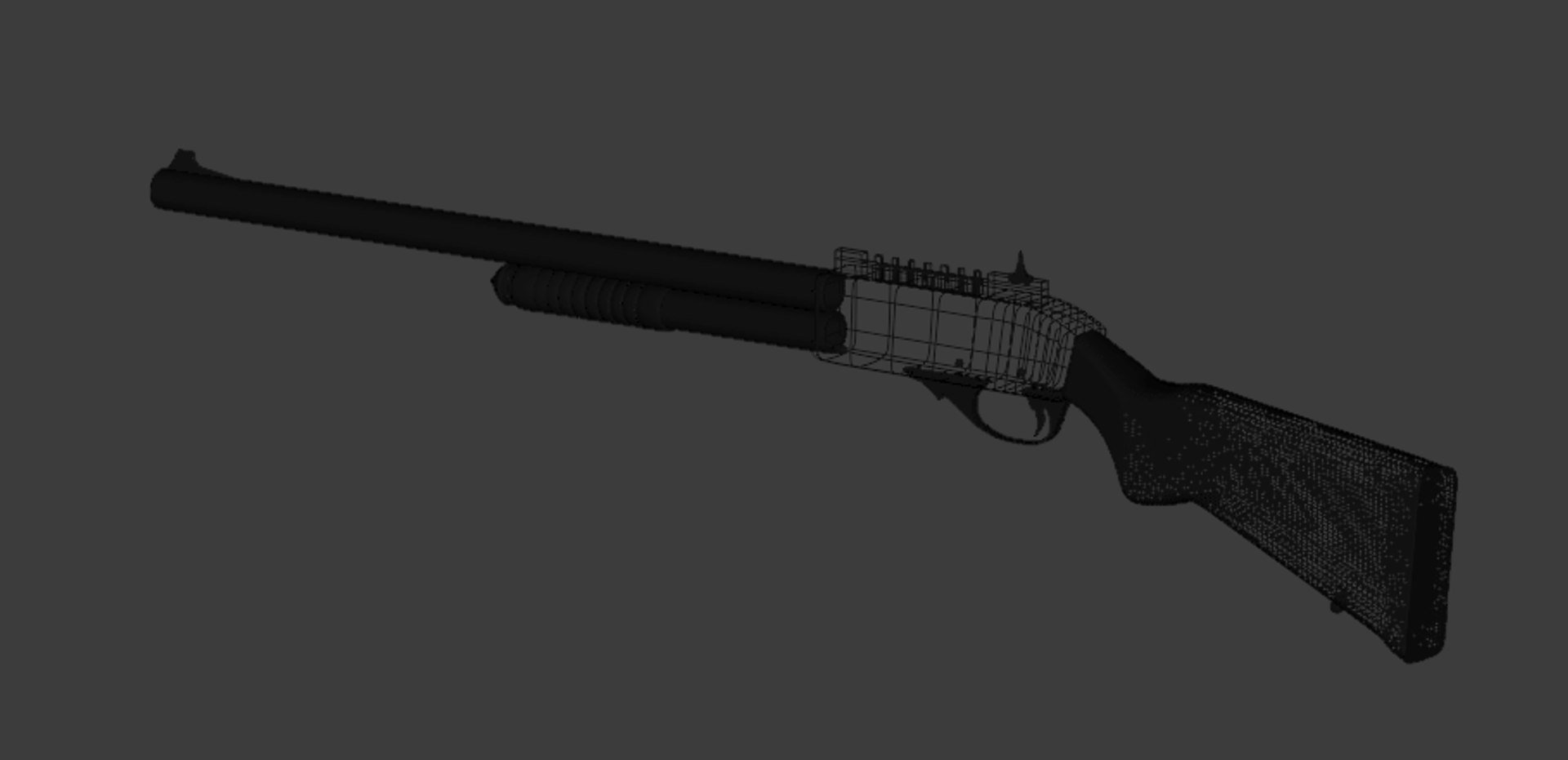 Simple Shotgun 3D Model - TurboSquid 1610800