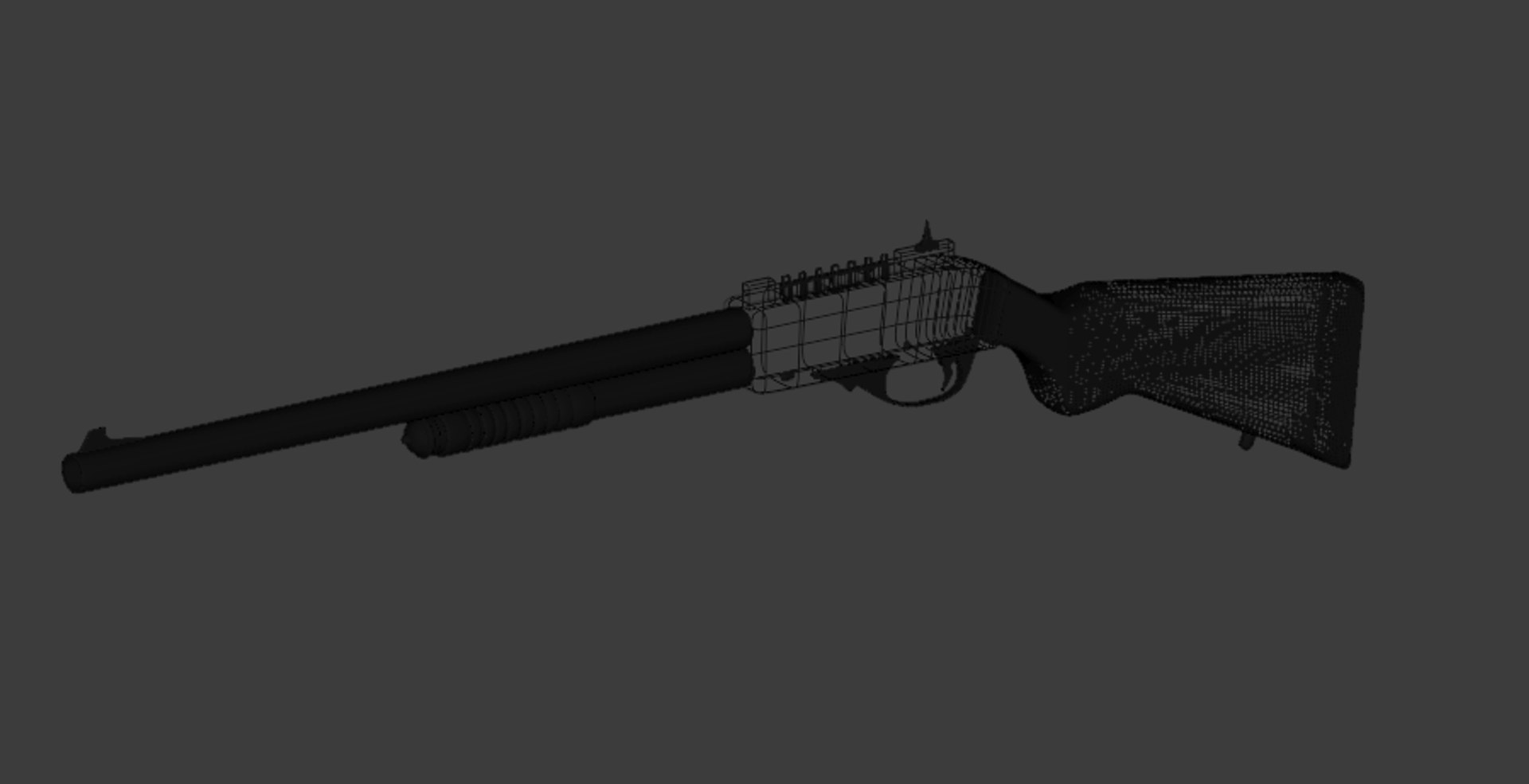 Simple Shotgun 3D Model - TurboSquid 1610800