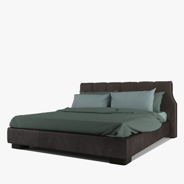 Baxter Hugo Bed作者：Roberto Lazzeroni3D模型 - TurboSquid 826580