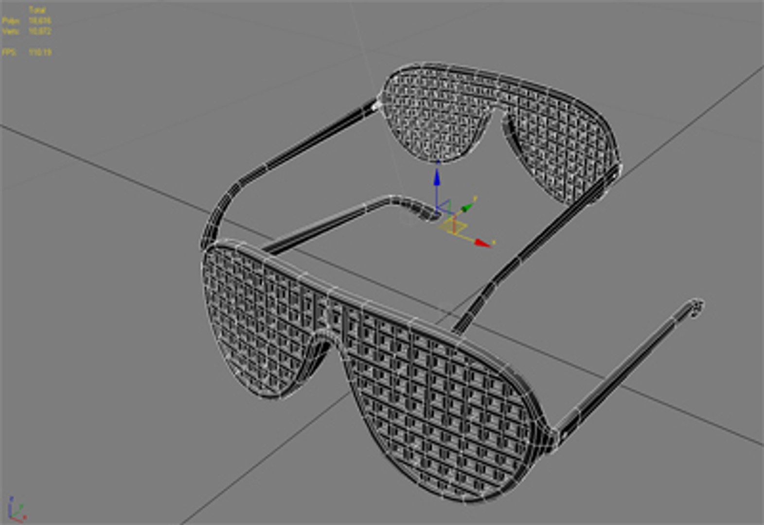 Shutter Shades 3d Model