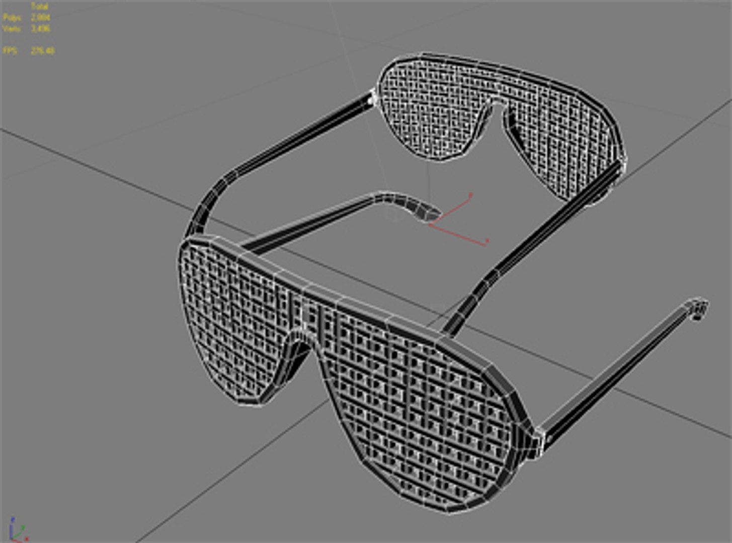 Shutter Shades 3d Model