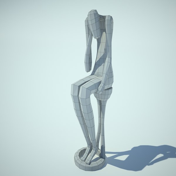 modern ceramic statue max