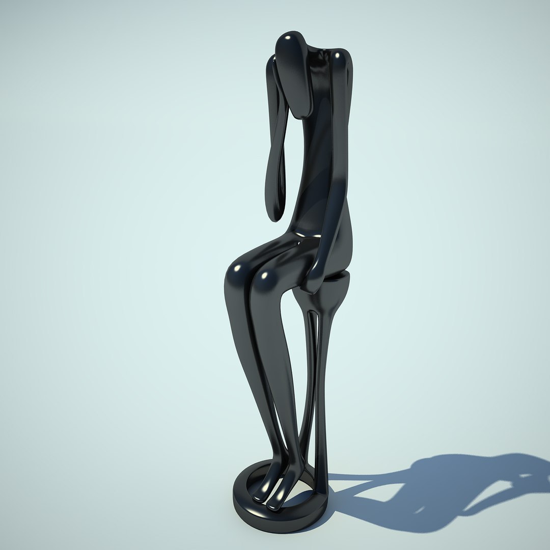 Modern Ceramic Statue Max