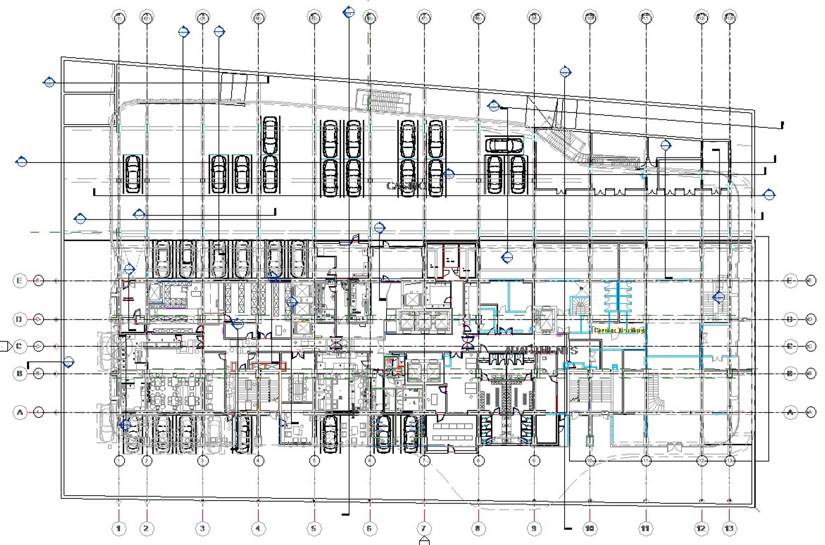 3D Hotel Building Revit Scene - TurboSquid 1536674