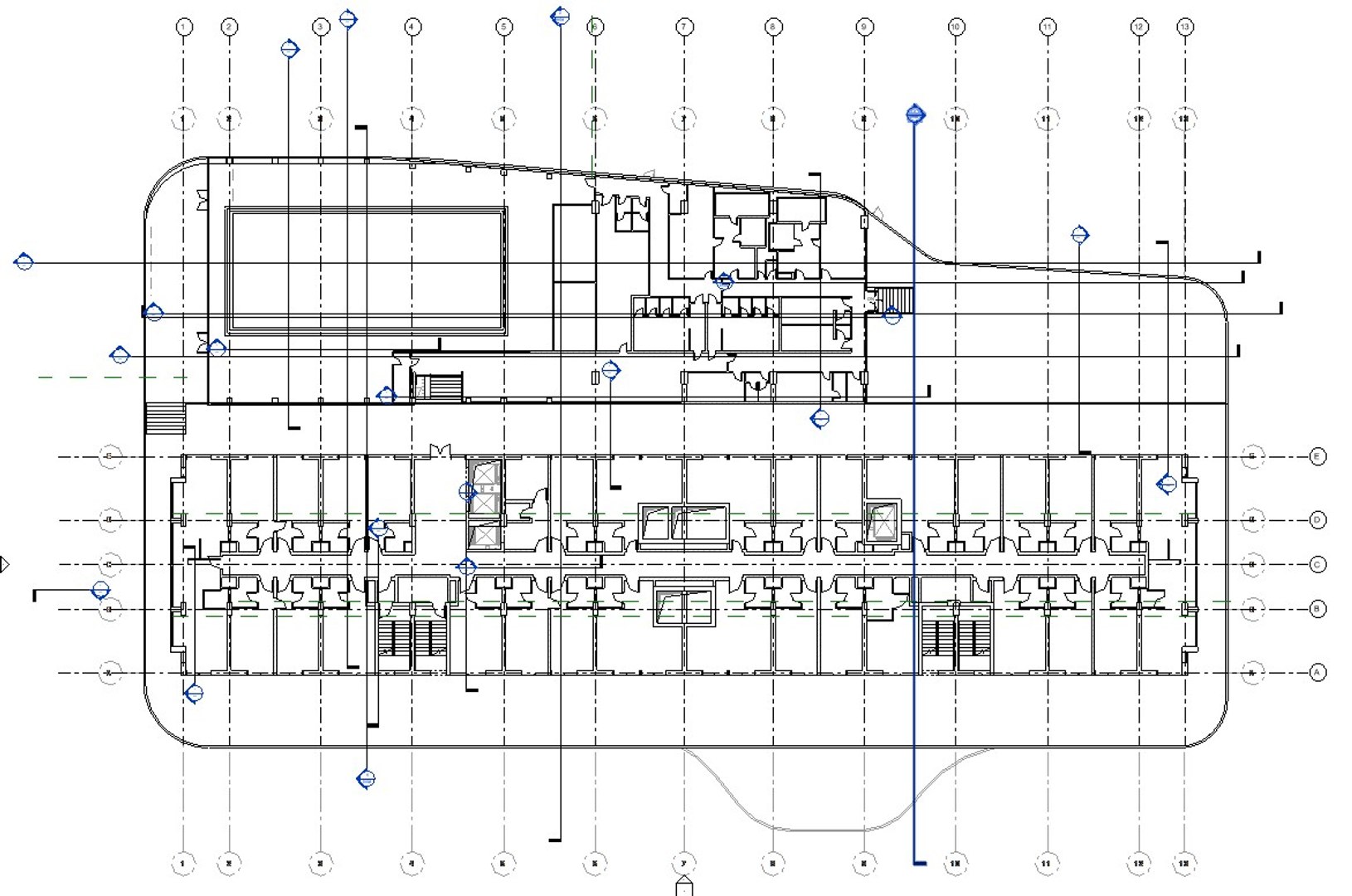 3D Hotel Building Revit Scene - TurboSquid 1536674