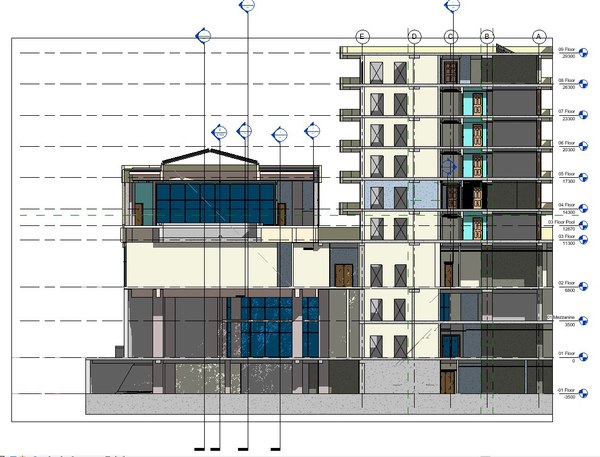modelo 3d Hotel en Revit - TurboSquid 1536674