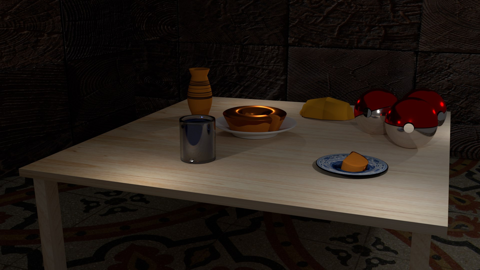 Breakfast table 3D model - TurboSquid 1327542