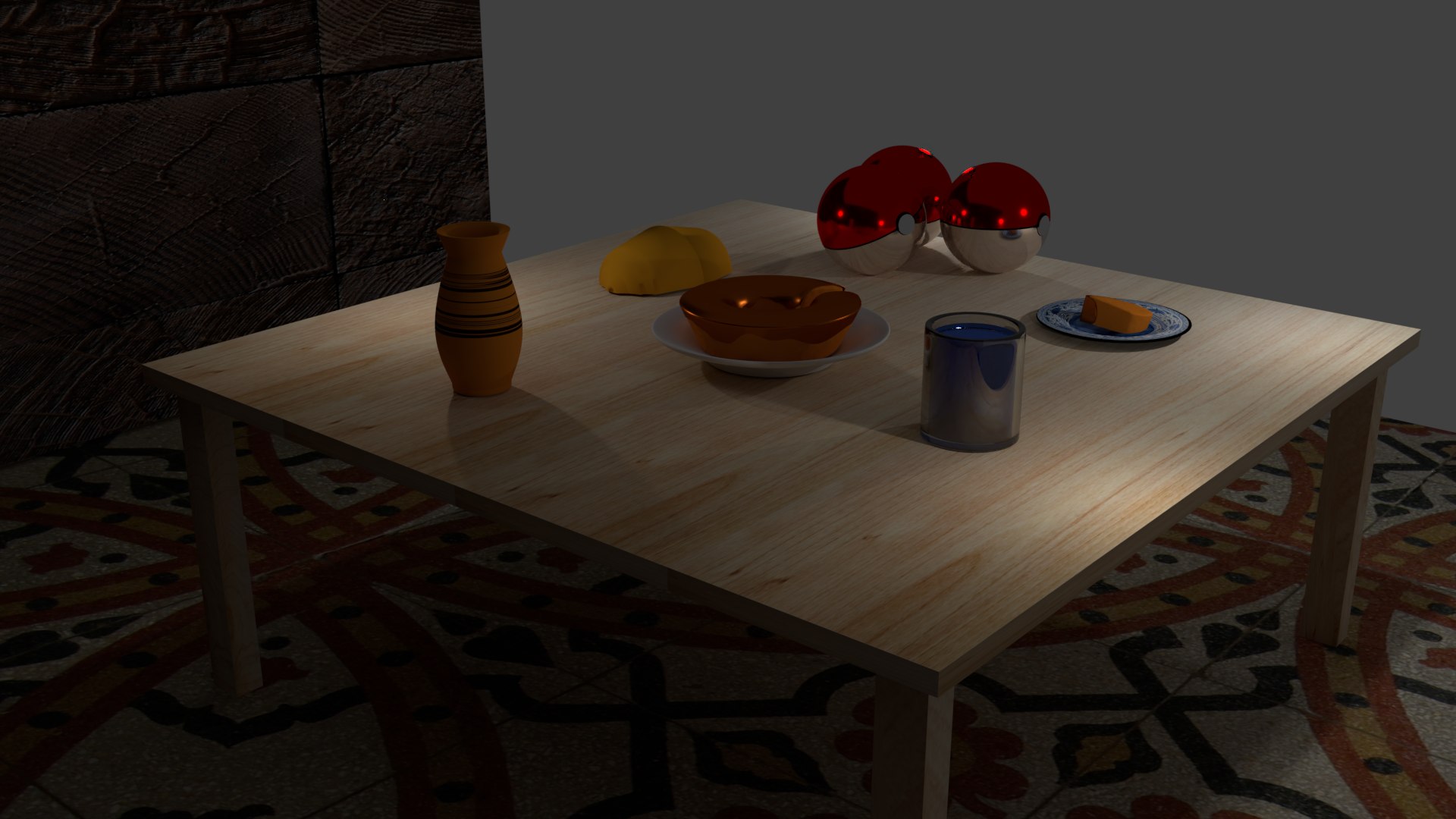 Breakfast table 3D model - TurboSquid 1327542