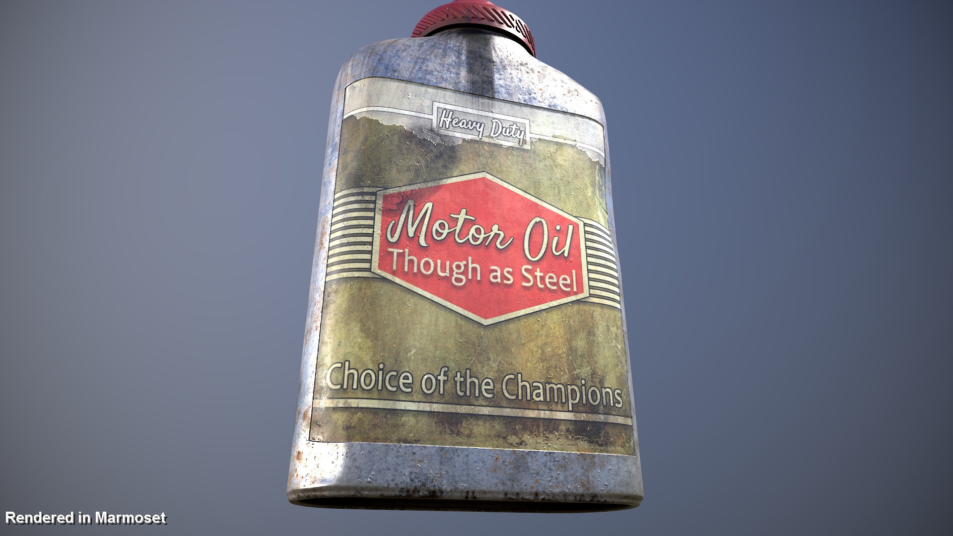 Greasy Tin Oil Can 3D Model - TurboSquid 1811826