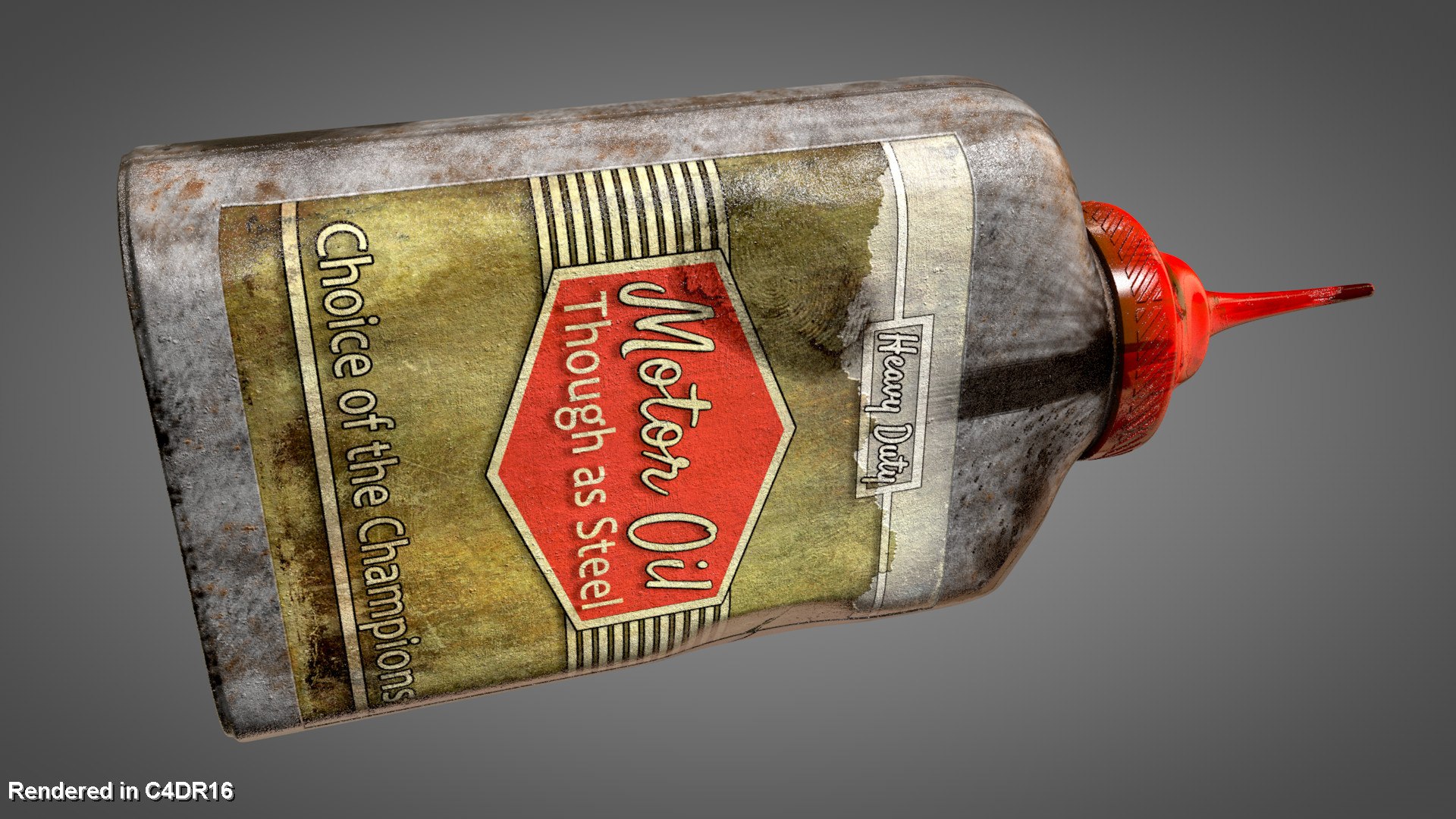 Greasy Tin Oil Can 3D Model - TurboSquid 1811826