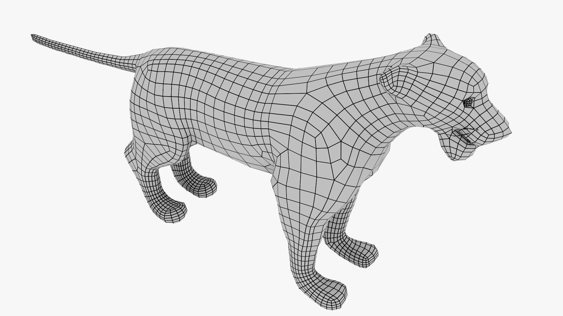 Cartoon Big Cat Base model - TurboSquid 2152491