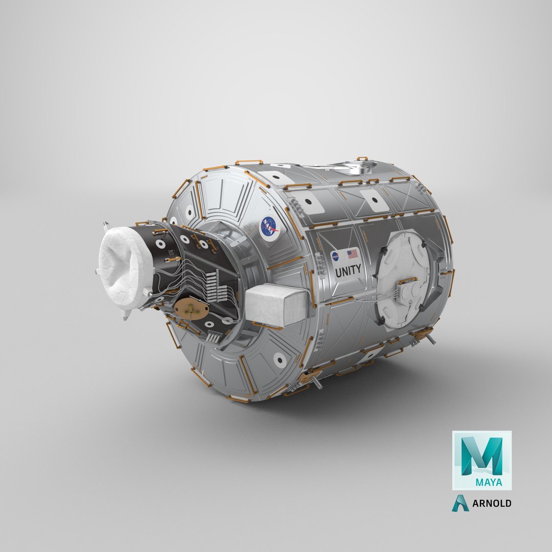 Iss Module Unity Node 3D Model - TurboSquid 1546195
