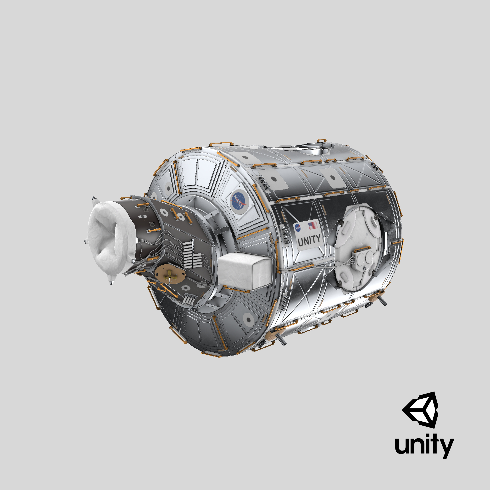 Iss module unity node 3D model - TurboSquid 1546195