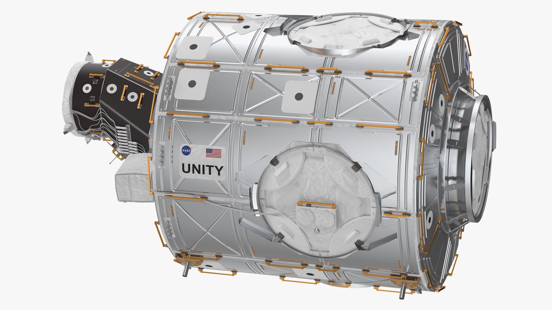 Iss module unity node 3D model - TurboSquid 1546195