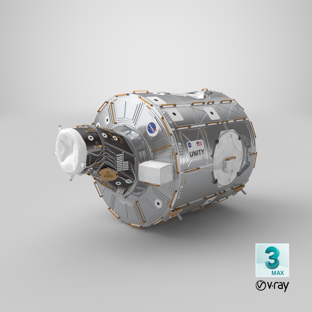 Iss Module Unity Node 3D Model - TurboSquid 1546195