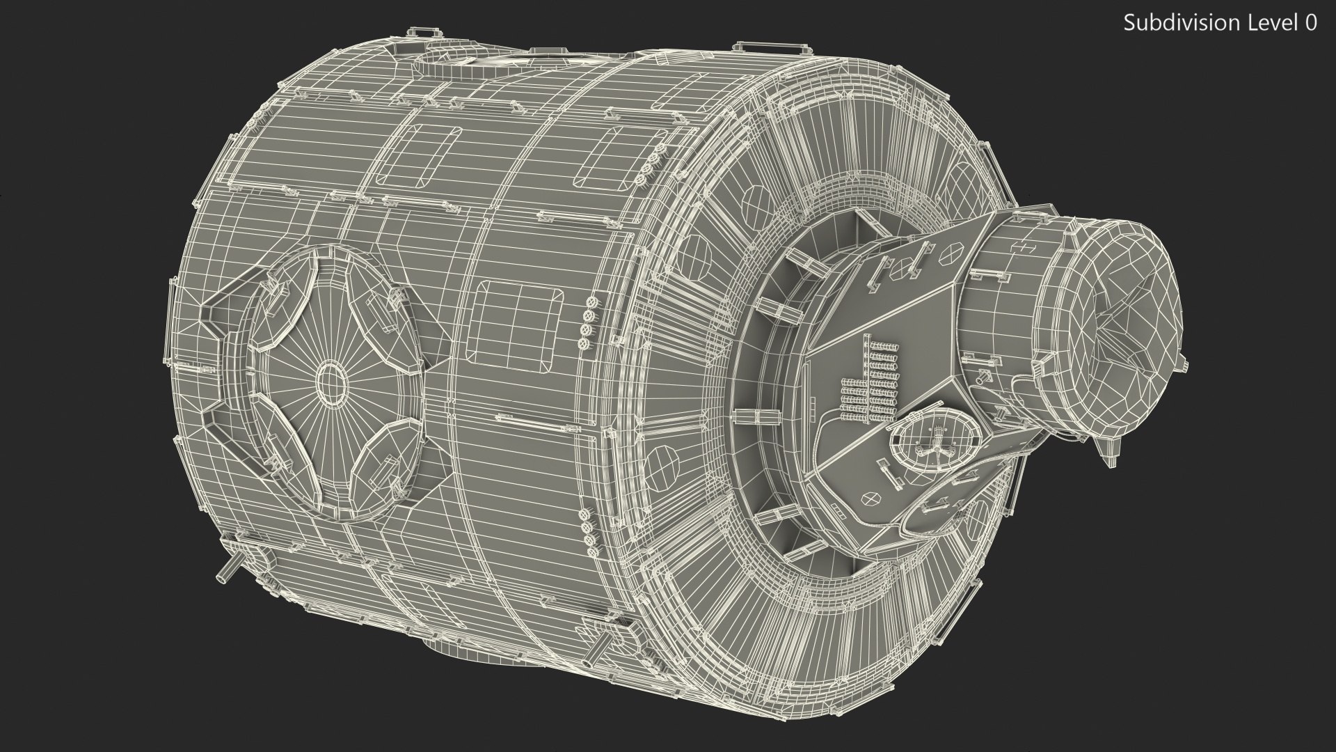 Iss module unity node 3D model - TurboSquid 1546195