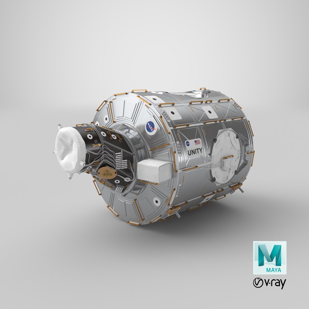 Iss Module Unity Node 3D Model - TurboSquid 1546195