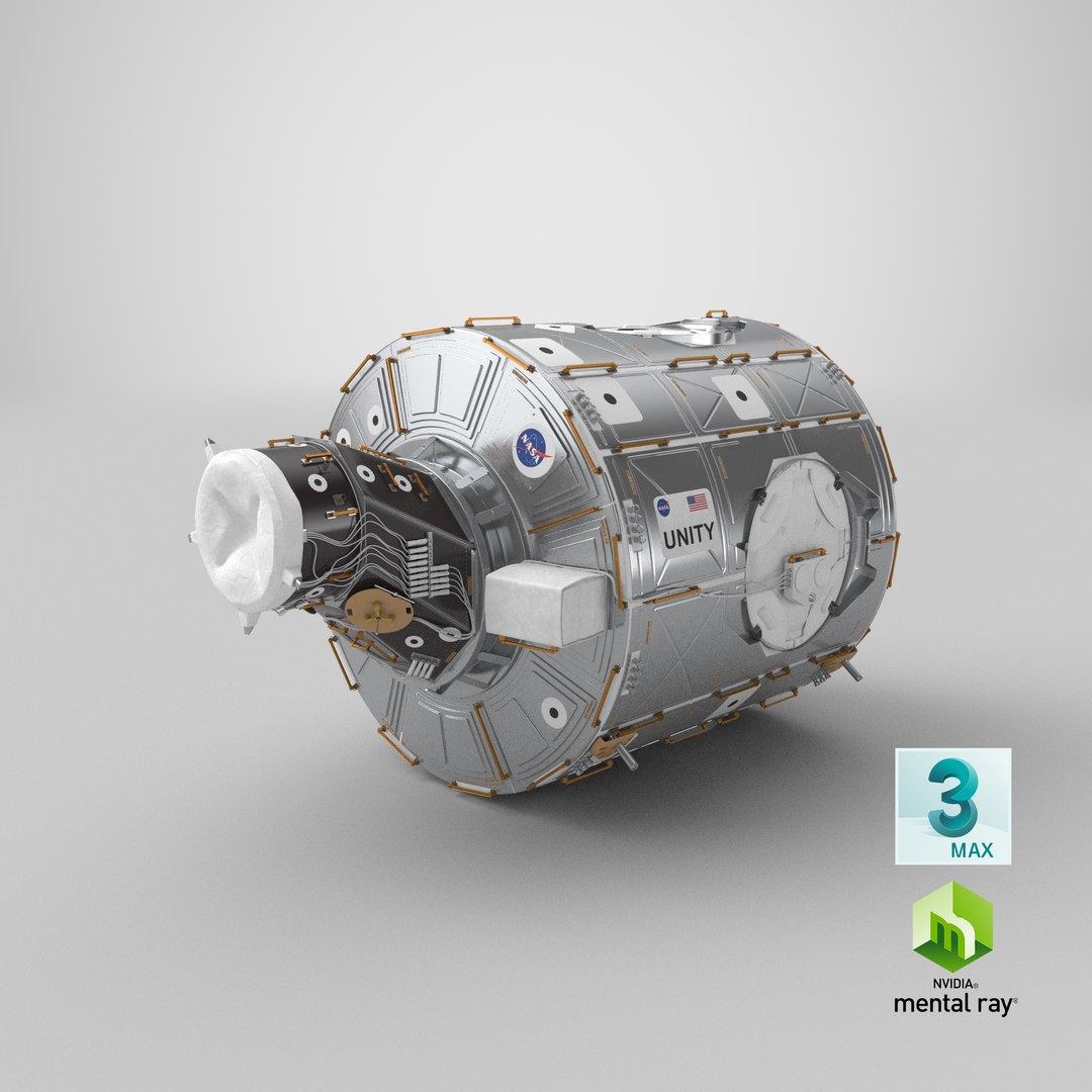 Iss Module Unity Node 3D Model - TurboSquid 1546195