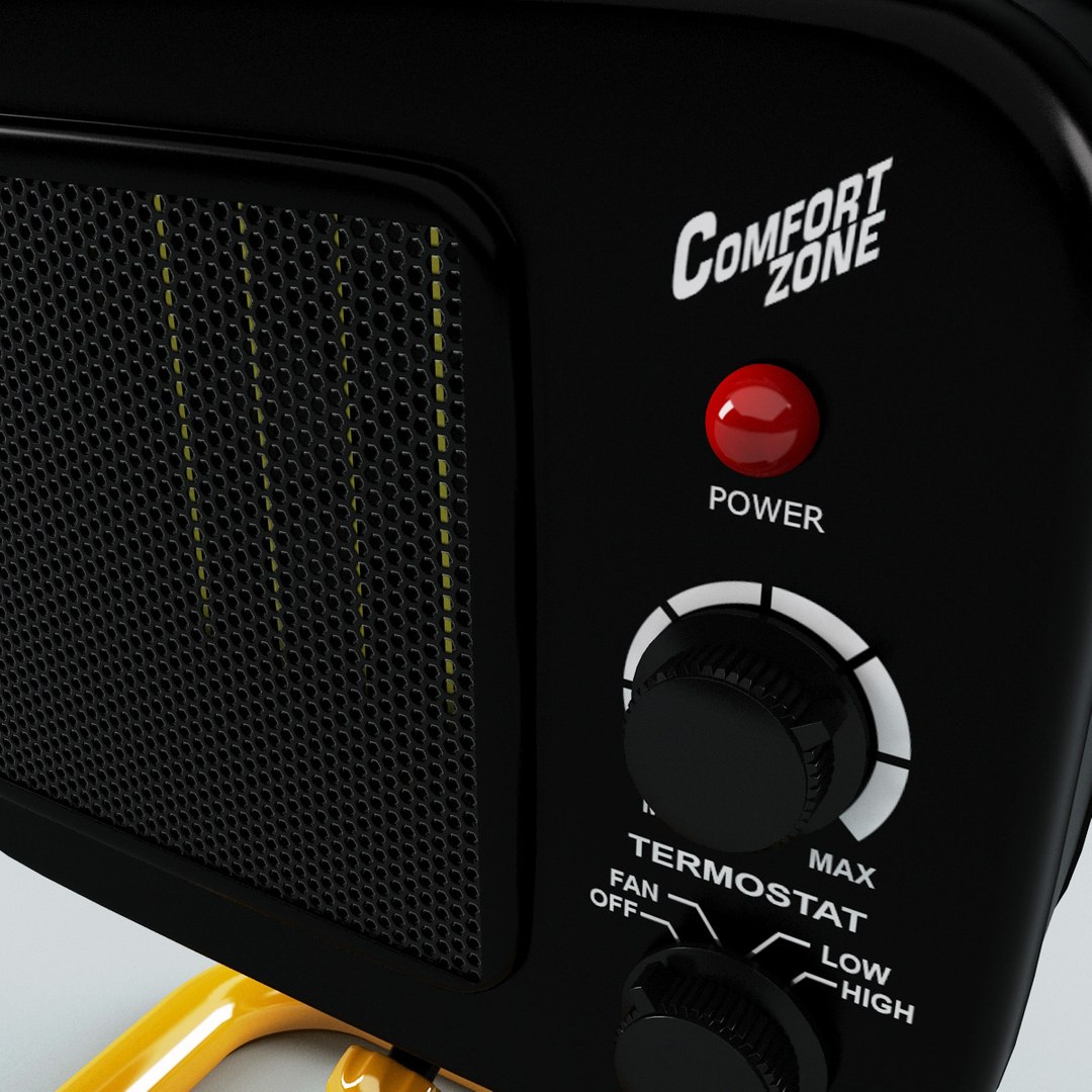 3d 3ds Ceramic Fan Heater Markel