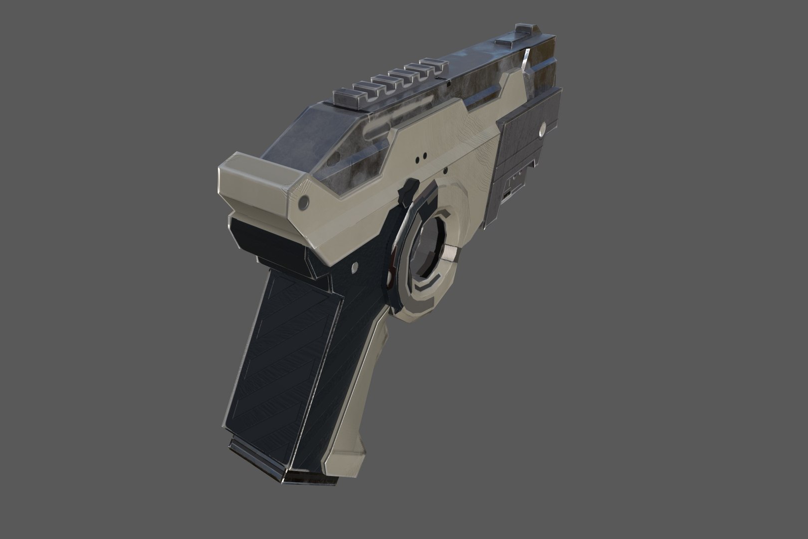 3D Si-Fi Handgun Overwatch Style Model - TurboSquid 1971375