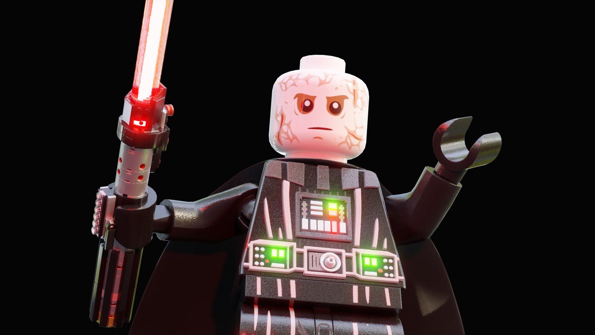 Darth Vader Lego Minifigure Model - TurboSquid 2153126