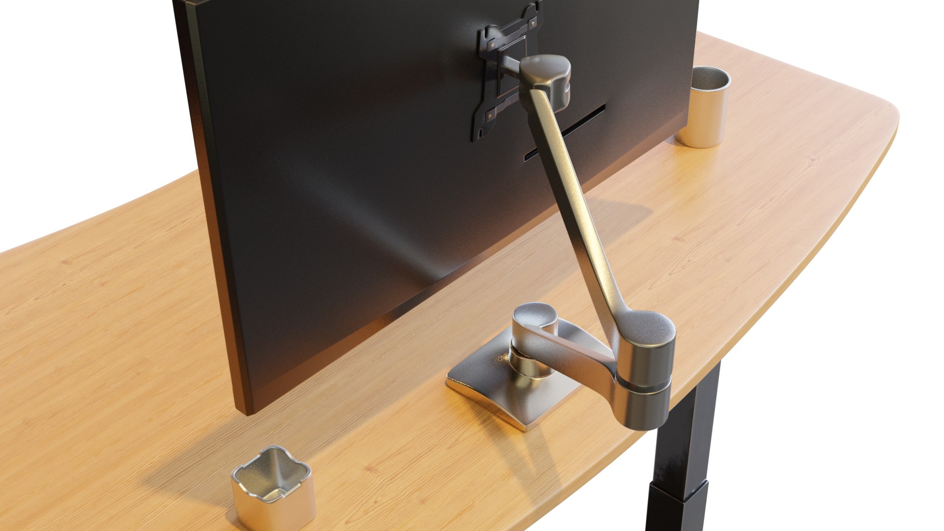 Adjustable Standing Desk Model - TurboSquid 1619984