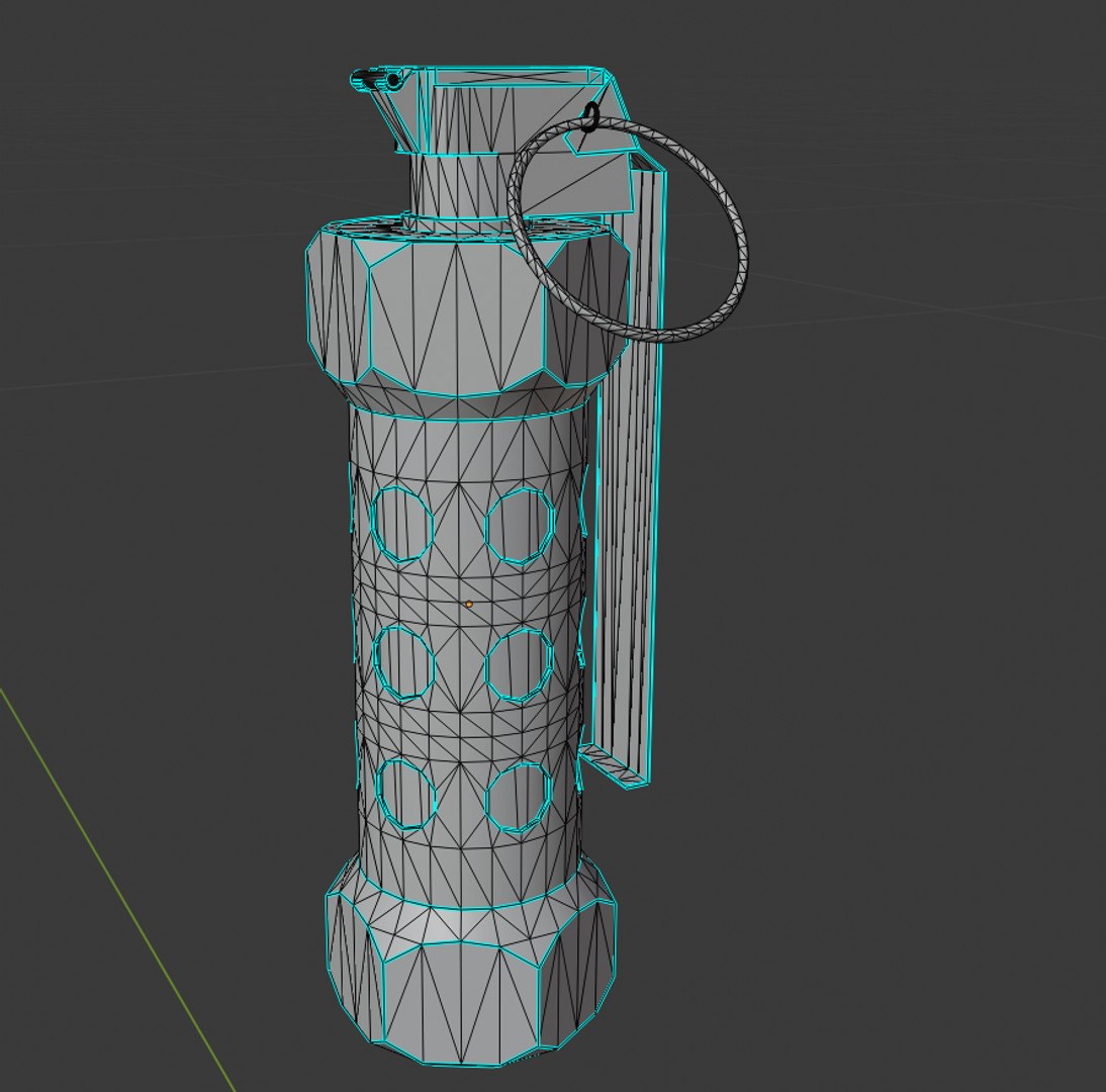 Flashbang Grenade 3D - TurboSquid 1531847